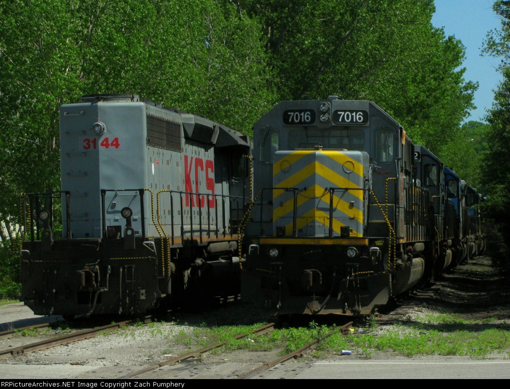 Stored KCS Locomotives